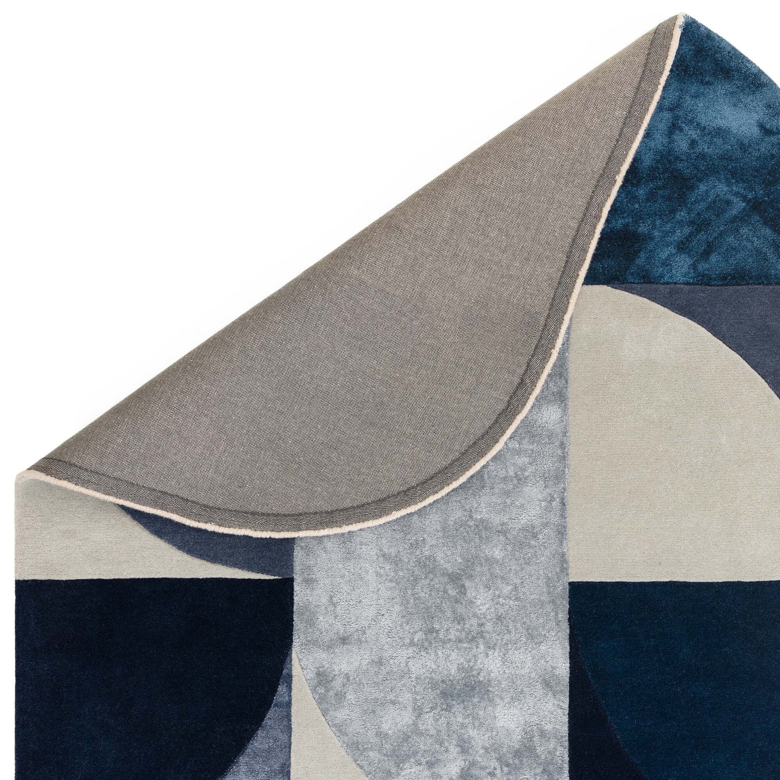 Matrix Oval Indigo Rug MAX74 - Asiatic Carpets - London