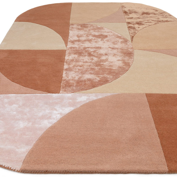 Matrix Oval Earth Rug MAX78 - Asiatic Carpets - London