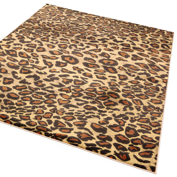 Quantum Leopard Animal Print Rug QU01 - Asiatic Carpets - London