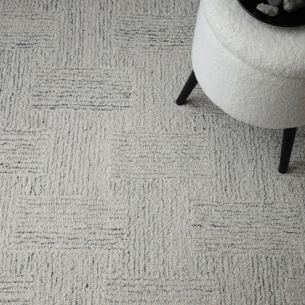 Theodore Hatch White / Black Rug - Asiatic Carpets - London