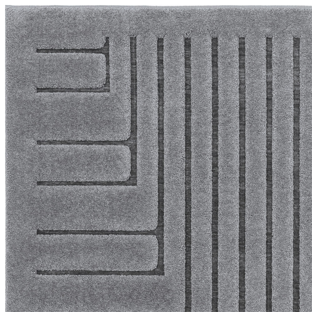 Valley Charcoal Connection Rug - Asiatic Carpets - London