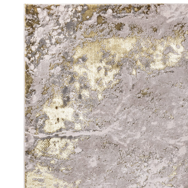 Aurora Lustre Metallic Gold Rug AU06 - Asiatic Carpets - London