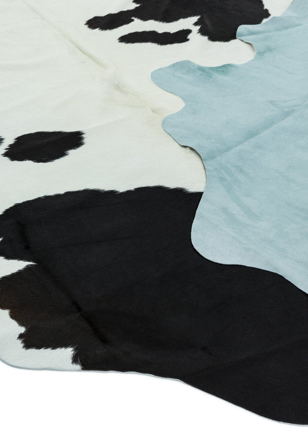 Rodeo Black/White Rug Cowhide Rug - Asiatic Carpets - London